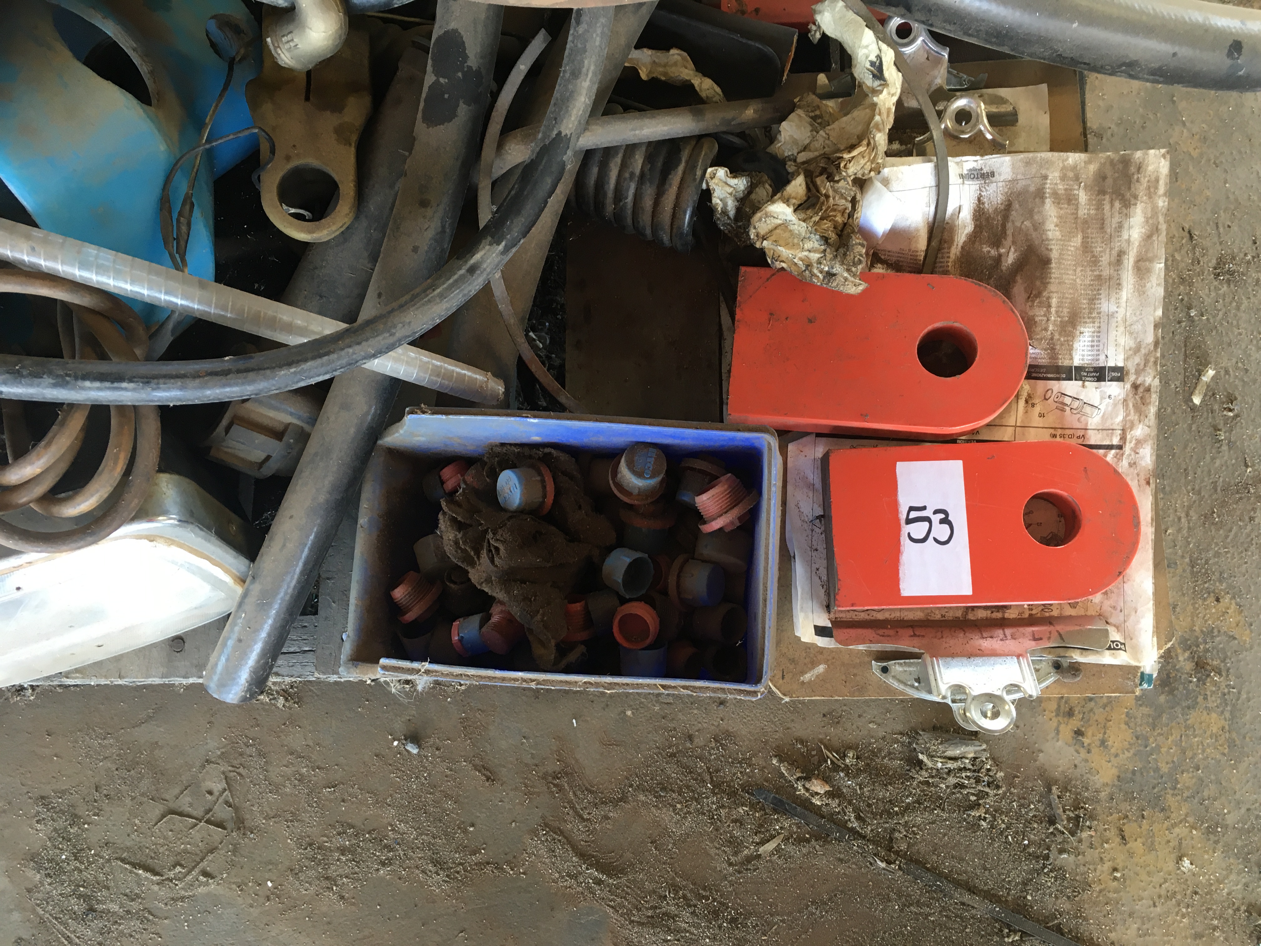 Lot 53 - Assorted Pumps, Hoses, Fittings, Locking Pins | AuctionsPlus