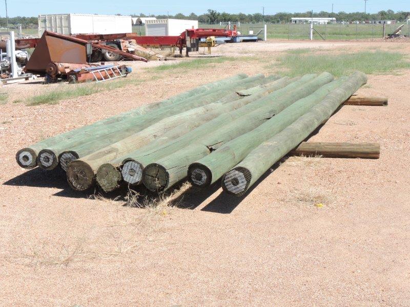 Lot 14 - 9 X CCA TREATED POLES | AuctionsPlus