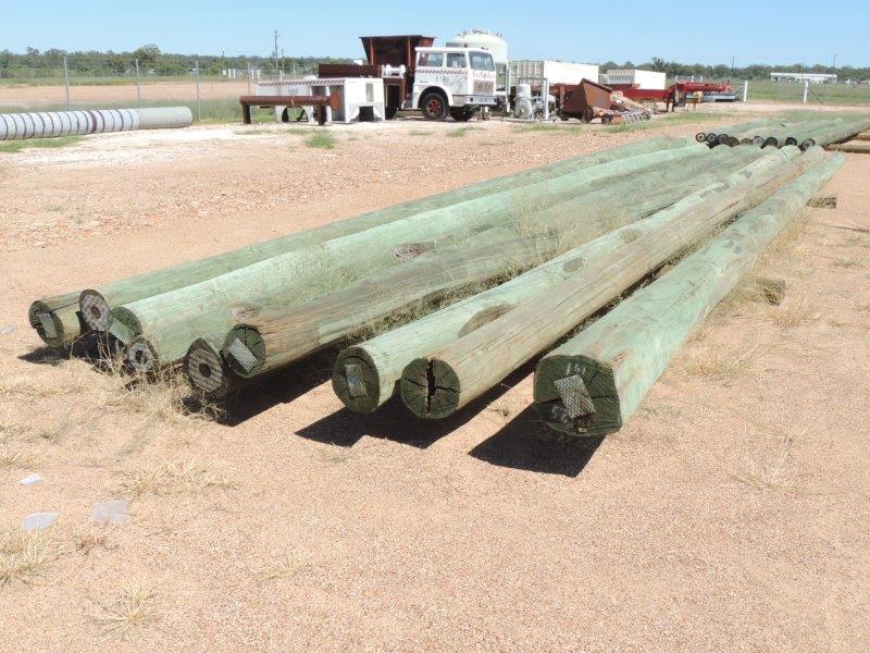 Lot 15 - 9 X CCA TREATED POLES | AuctionsPlus