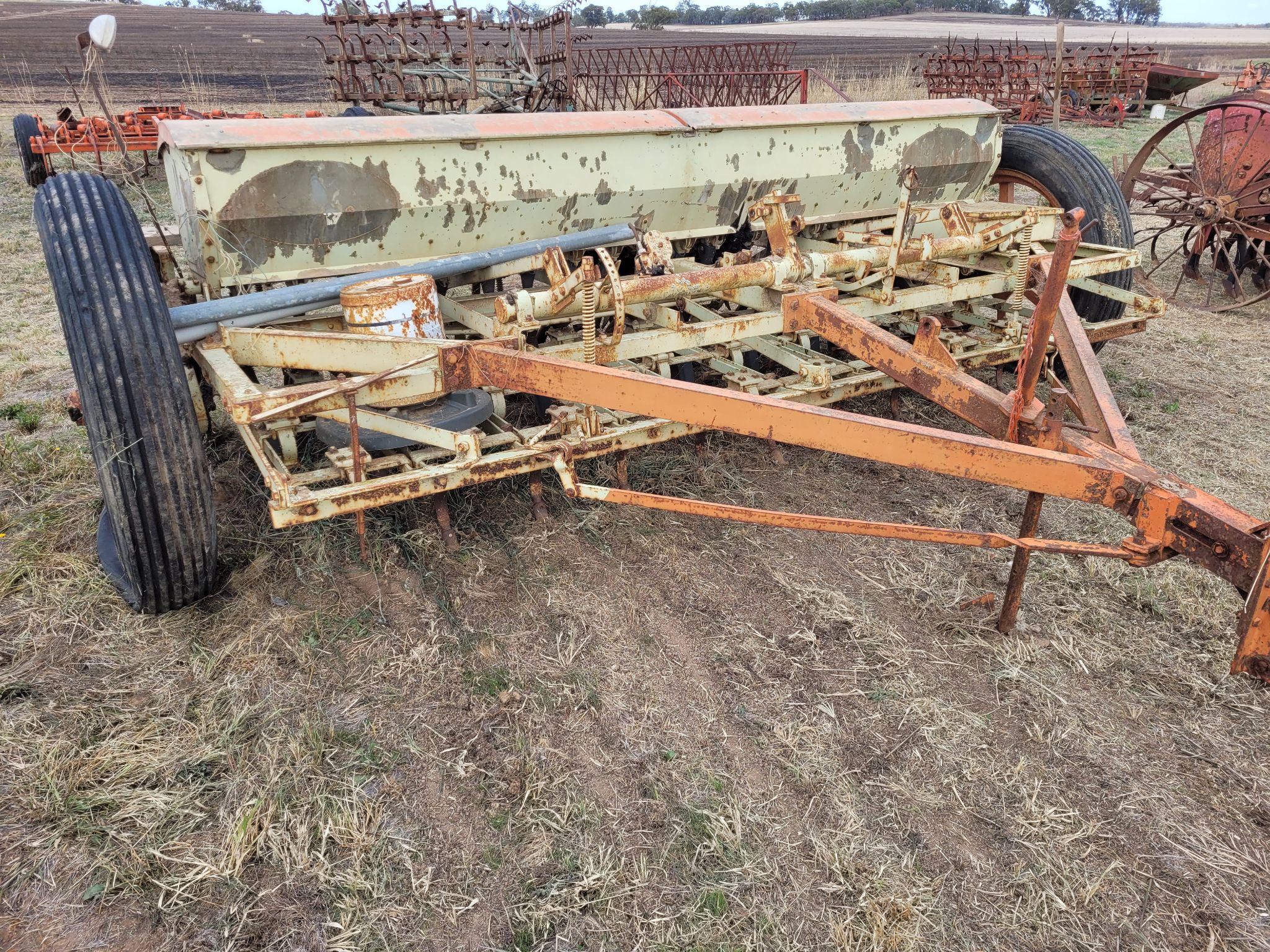 Lot 127 - John Shearer 24 row combine | AuctionsPlus