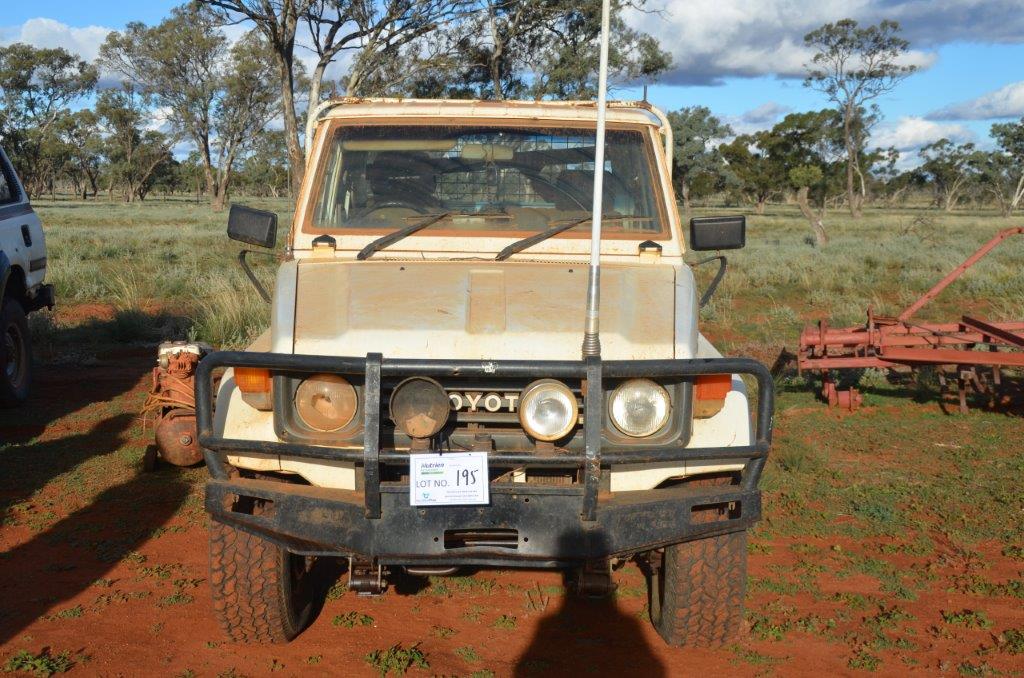 Lot 195 - Toyota HZJ75 LandCruiser | AuctionsPlus