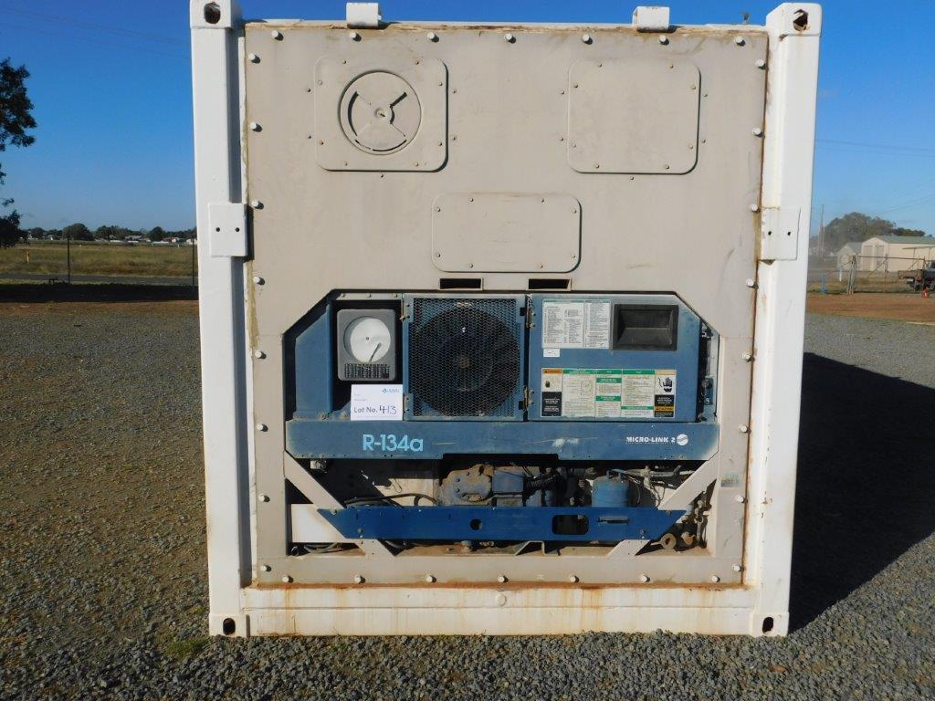 Lot 413 - 20ft Chiller container 3 phase. | AuctionsPlus