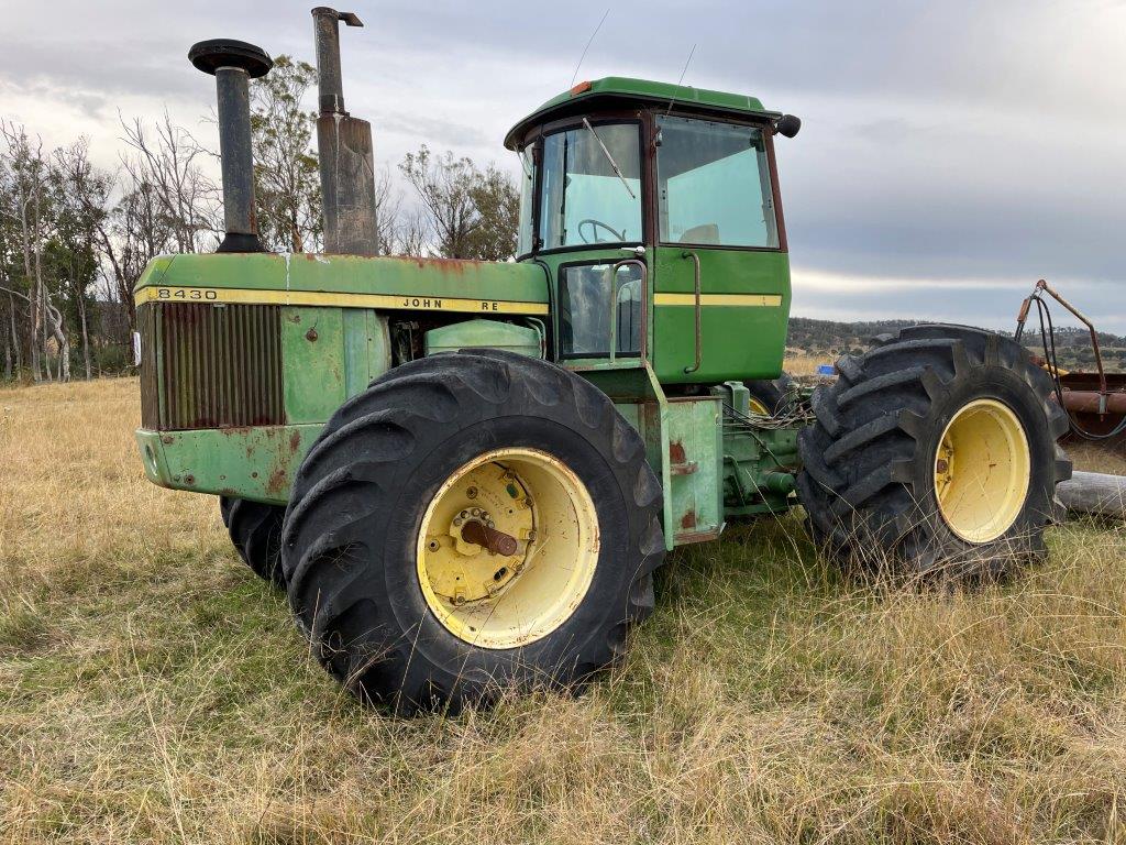 Lot 11 - John Deere 8430 tractor Quad range | AuctionsPlus