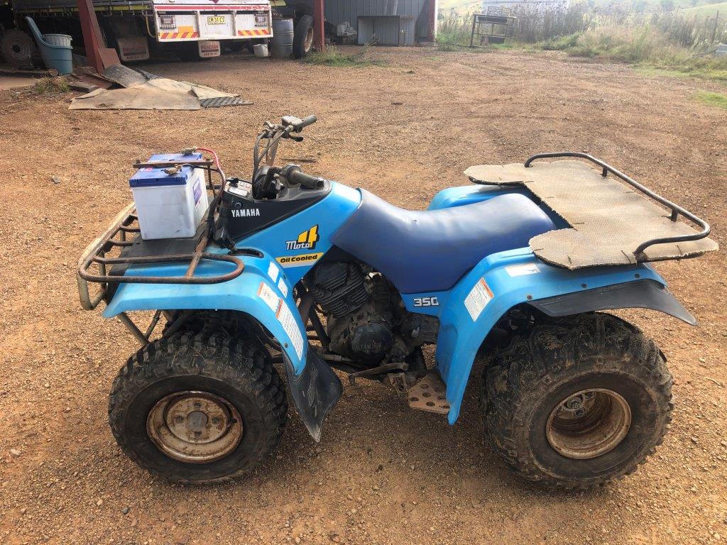 Lot 201 - Yamaha 350cc 4x4 quad | AuctionsPlus