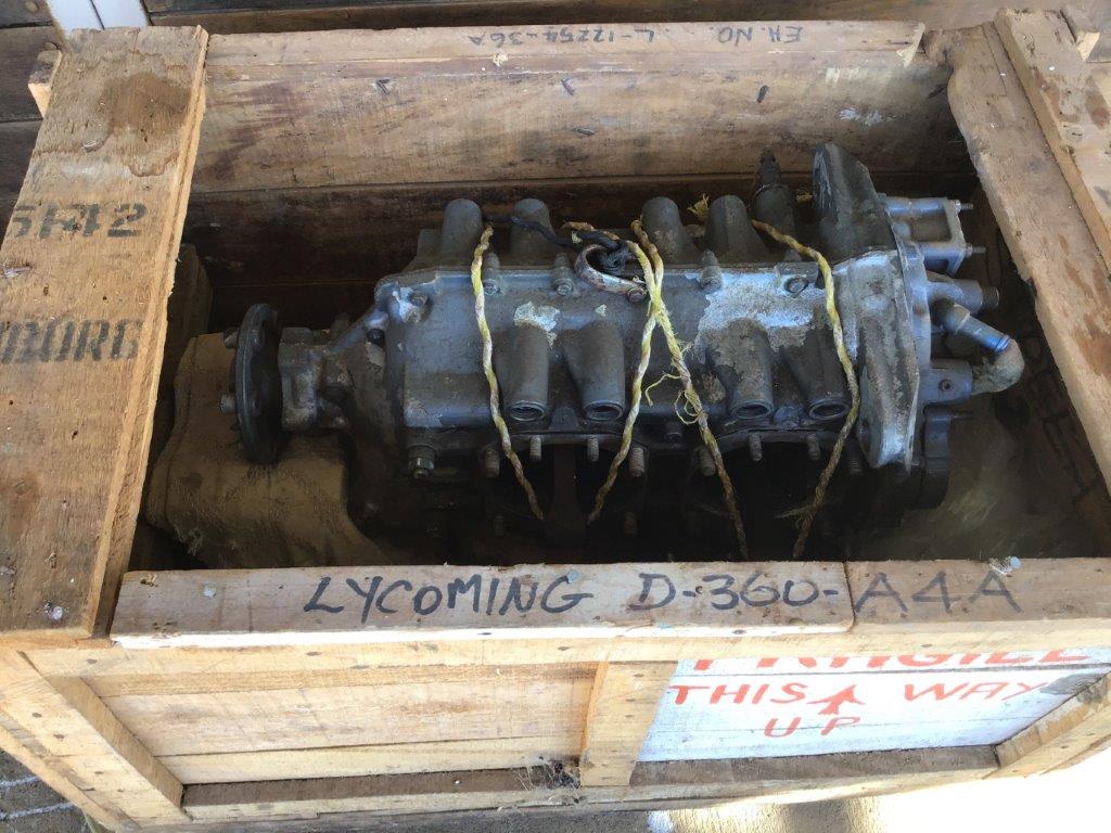 Lot 114 - Lycoming D-360-A4A Aircraft Engine crankcase | AuctionsPlus