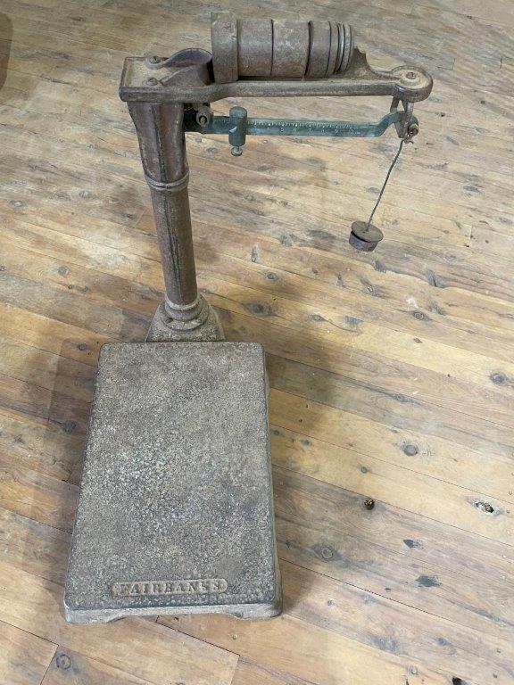 Lot 63 - Fairbanks antique wool scales | AuctionsPlus