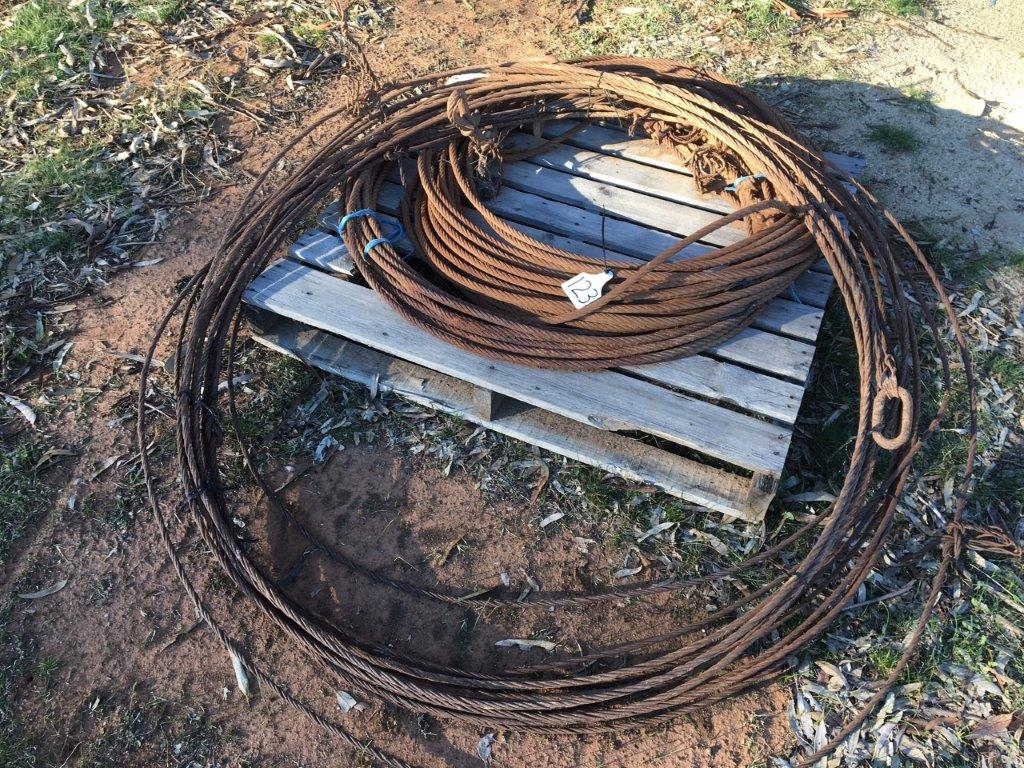 Lot 123 - Two old cables; | AuctionsPlus