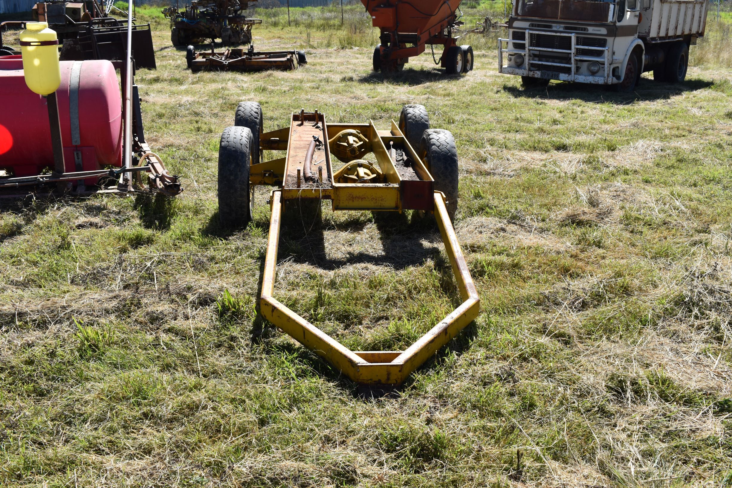 Lot 61 - Stick rake trailer | AuctionsPlus