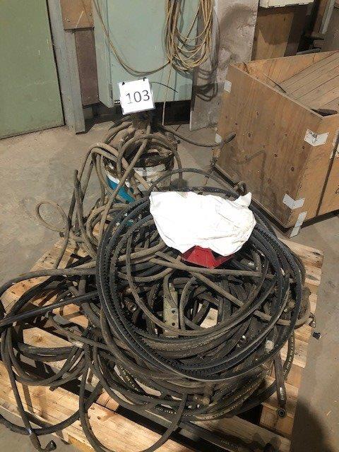 Lot 103 - Assorted Belts & Grease Guns | AuctionsPlus