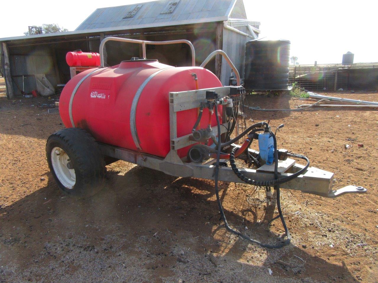 Lot 29 - Trailed Silvan 2,000L spray tank | AuctionsPlus