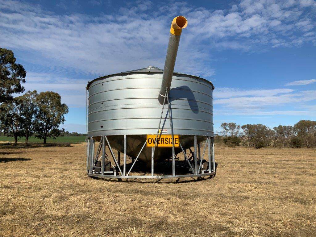 Lot 22 - 60t Agribin Road Train Bin | AuctionsPlus