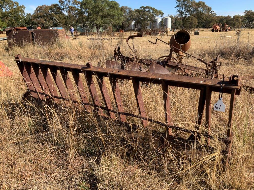 Lot 61 - Homemade stick rake | AuctionsPlus
