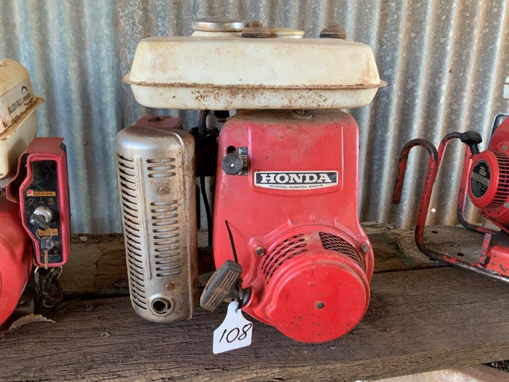 Lot 108 - Honda G65 6.8HP motor | AuctionsPlus
