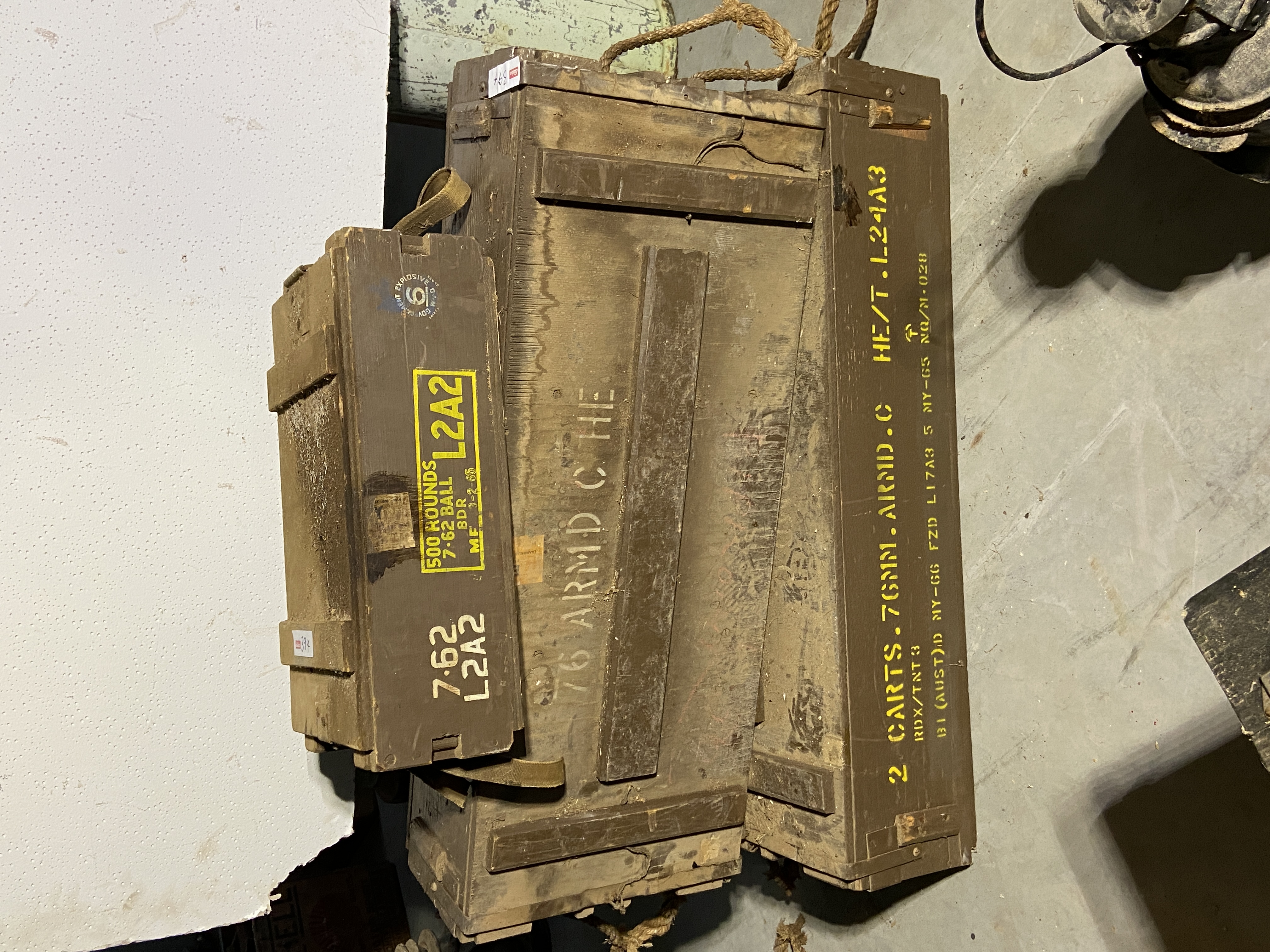 Lot 394 - 2x Large Ammo Boxes & 1x Small Ammo Box | AuctionsPlus