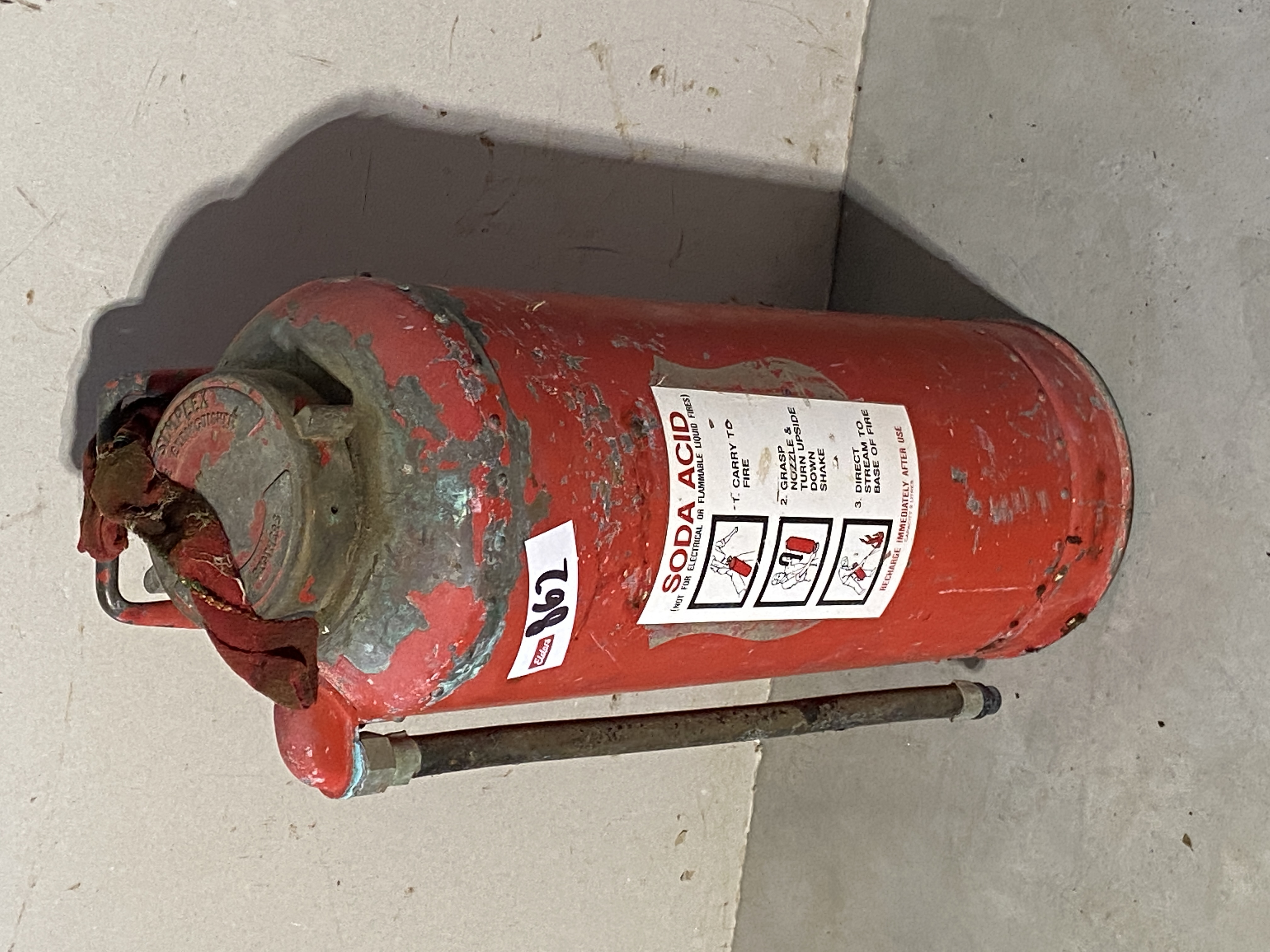 Lot 862 - Simplex Copper Fire Extinguishers | AuctionsPlus