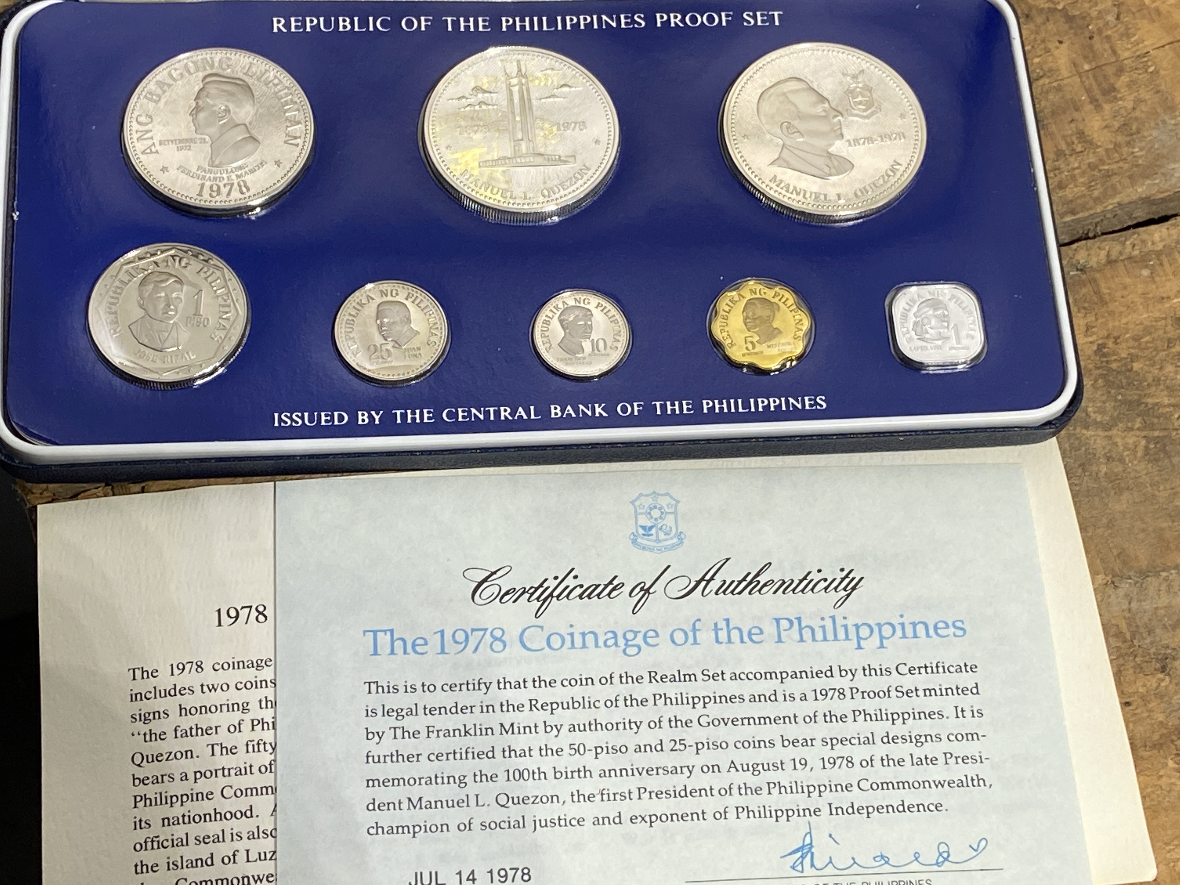 Lot 1045 - 1978 Philippines Proof Coin Set | AuctionsPlus
