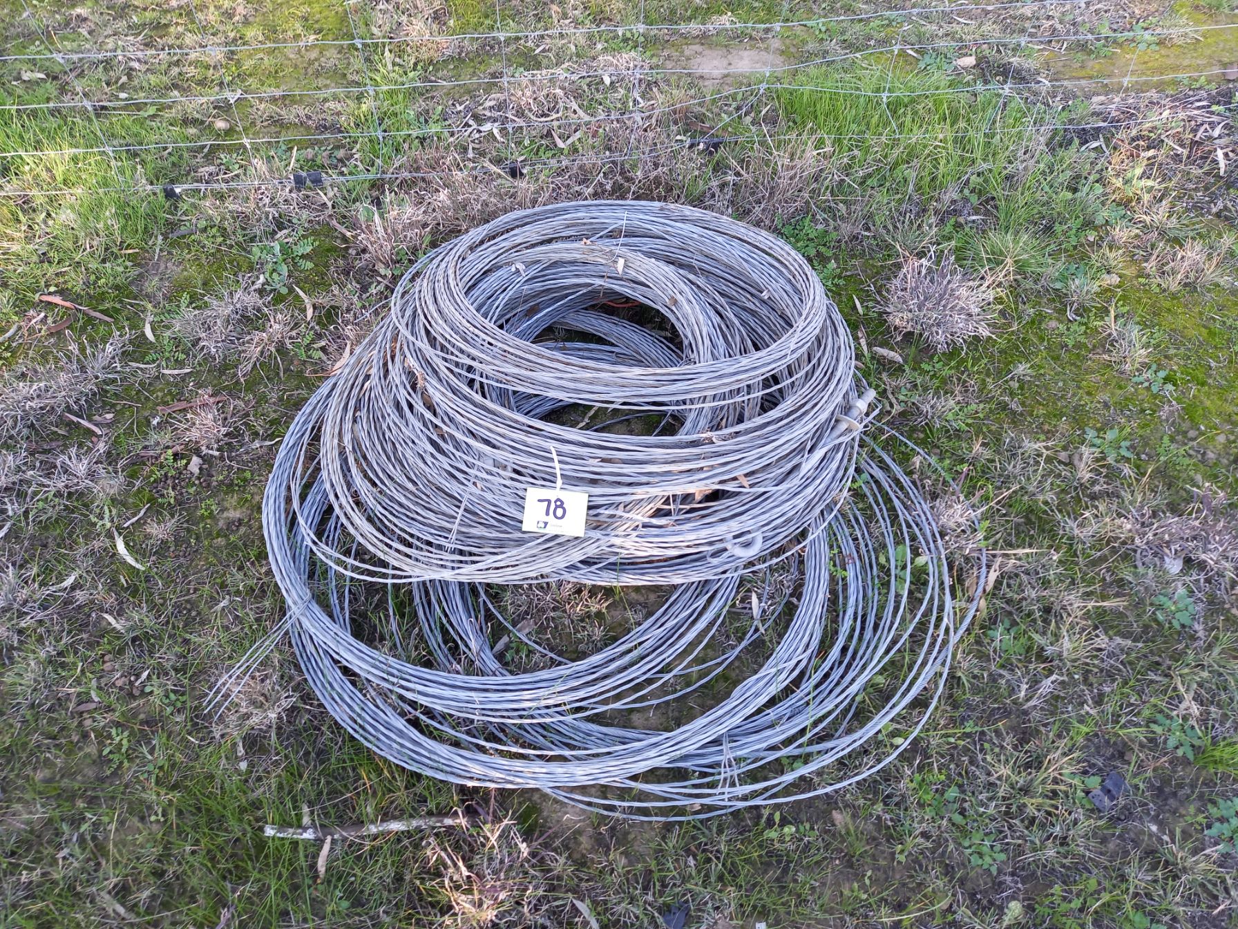 Lot 78 - Braided Gal Wire | AuctionsPlus