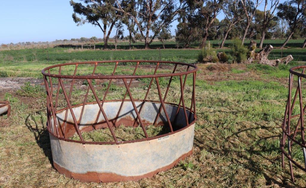 Lot 31 - Round Hay Ring with Skirt | AuctionsPlus