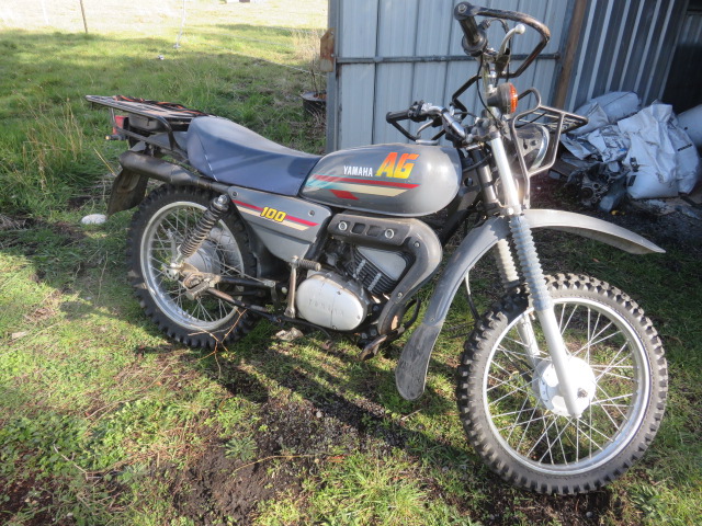 Lot 133 - Yamaha AG 100 motorbike | AuctionsPlus