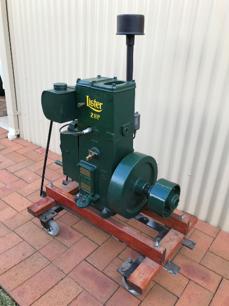 LOT 9 - Lister 2HP Restored Engine | AuctionsPlus