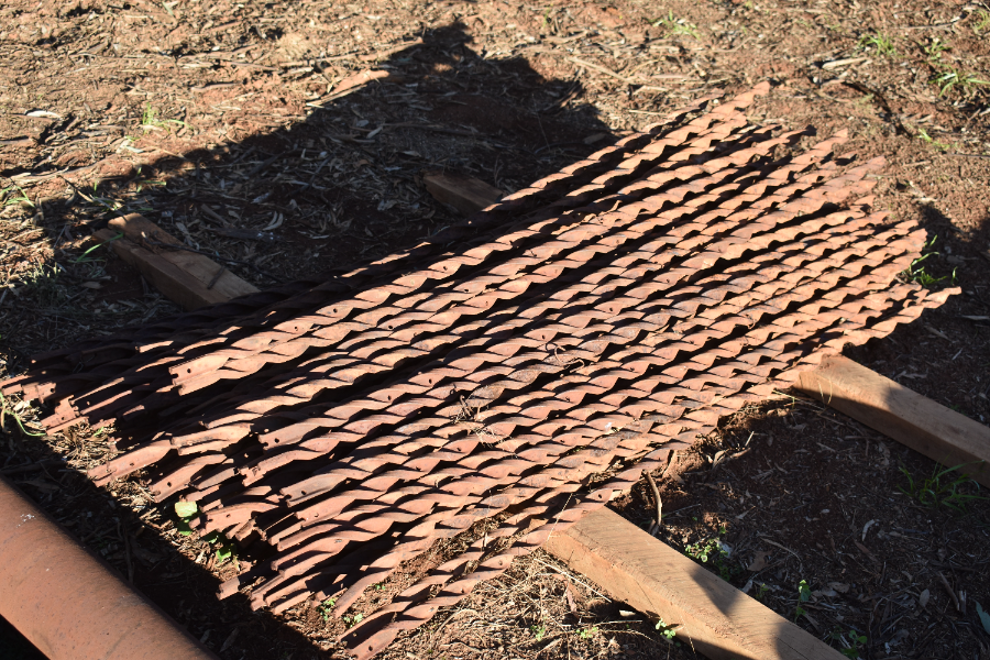 Lot 157 - Antique twisted metal fence posts | AuctionsPlus