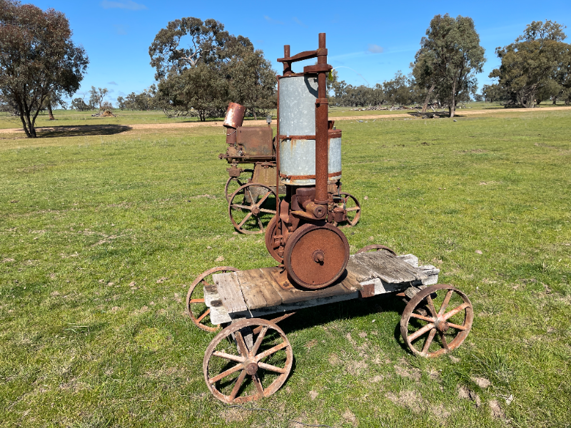 Lot 374 - Stewart Little Wonder Engine on Transport | AuctionsPlus