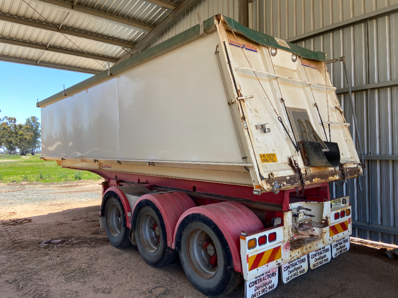 Lot 8 - Hamelex White Tipper 'A' Trailer | AuctionsPlus