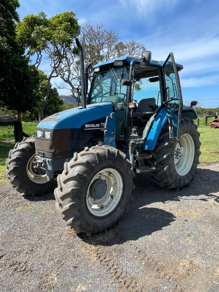Lot 3 - New Holland TS110 Tractor and Loader | AuctionsPlus