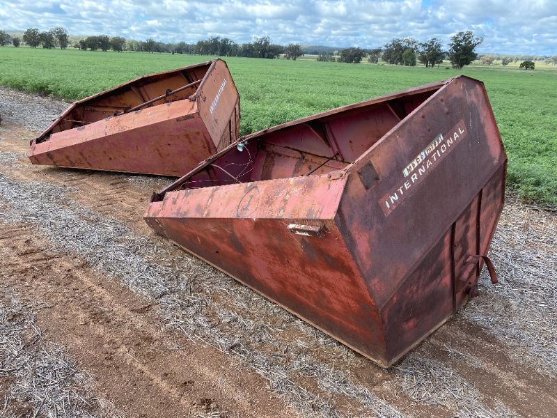 Lot 150 - Steel Bins - International (x 2) | AuctionsPlus