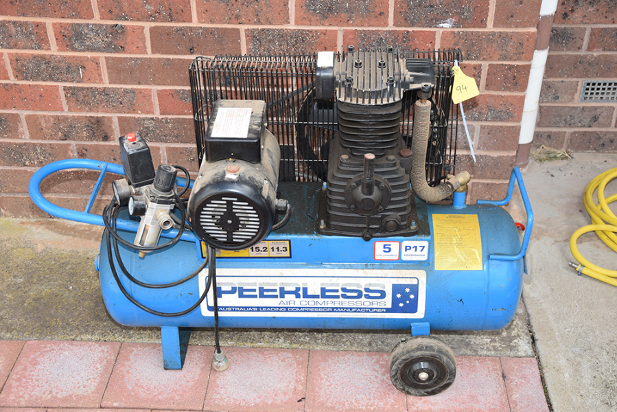 Lot 94 - Peerless Air Compressor | AuctionsPlus