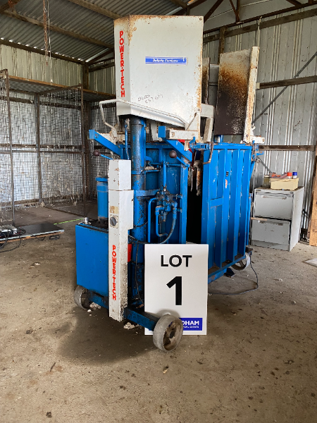 Lot 1 - Lyco Power-Tech Hydraulic Wool Press 240v | AuctionsPlus
