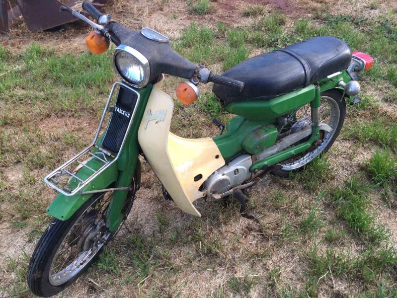 Lot 43 - Yamaha Step Through Motorbike | AuctionsPlus