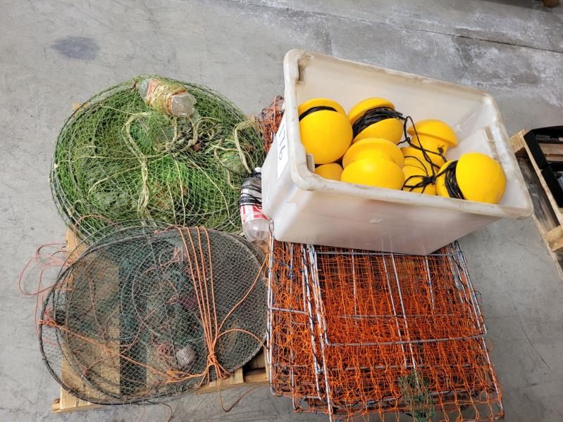 Lot 176 - Yabby Nets, Cray Nets & Floats | AuctionsPlus