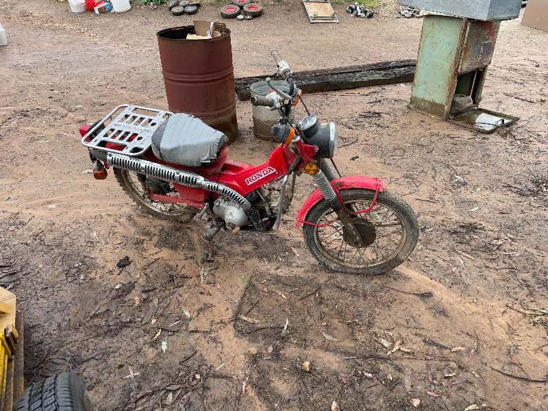 Lot 86 - Honda Postie Bike | AuctionsPlus