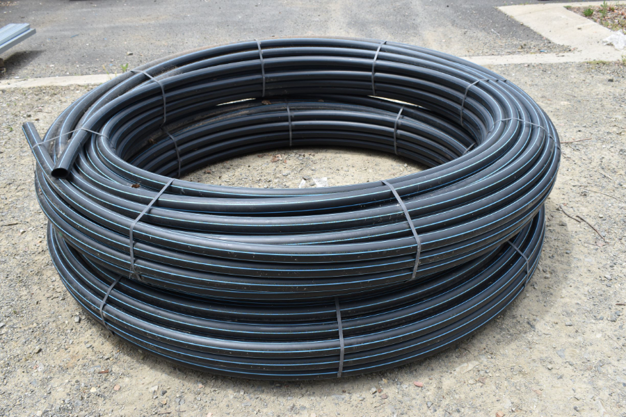 Lot 94 - 50MM BLUE LINE POLY PIPE | AuctionsPlus
