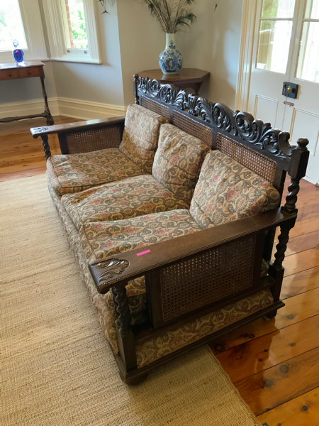 Lot 178 - Jacobean Lounge suite & 2 chairs | AuctionsPlus