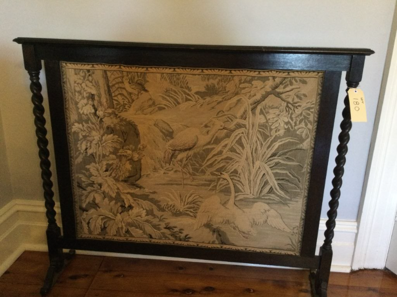 Lot 180 - Large Jacobean tapestry fire screen | AuctionsPlus