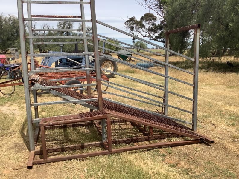 Lot 142 - Homemade Cattle Loading Ramp | AuctionsPlus