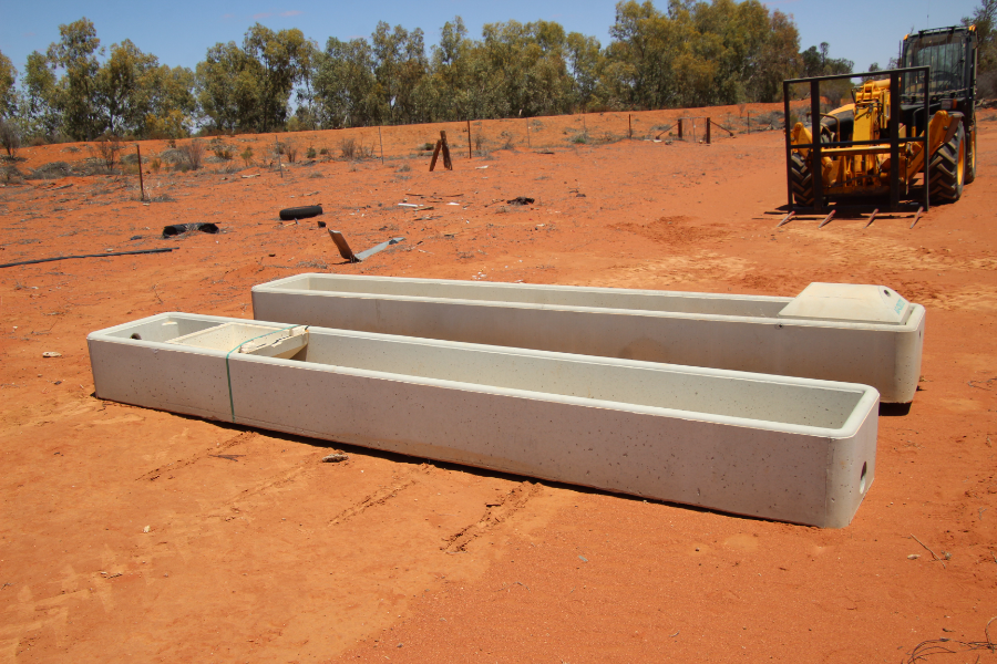 Lot 79 - AgCrete Stock Water Trough | AuctionsPlus