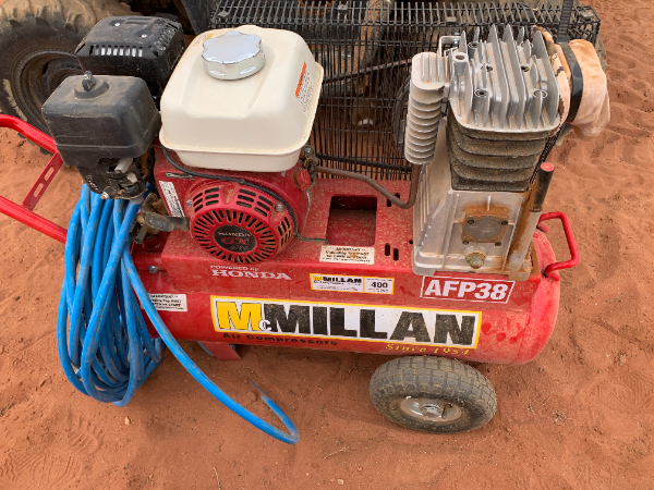 Lot 107 - McMillan Air Compressor | AuctionsPlus