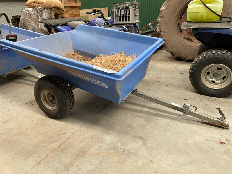 Lot 66 - Maxi-Kart poly tipper trailer | AuctionsPlus