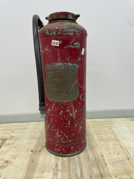 Lot 113 - Simplex Fire Extinguisher | AuctionsPlus