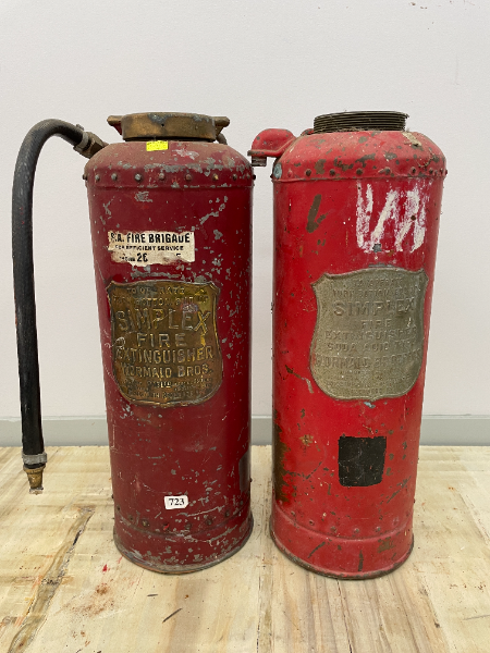 Lot 119 - 2x Simplex Fire Extinguishers | AuctionsPlus