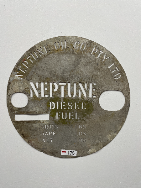 Lot 175 - Neptune Diesel Fuel Stencil | AuctionsPlus