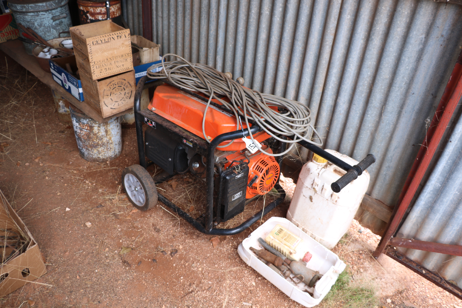 Lot 152 - 8KVA Able generator near new. | AuctionsPlus