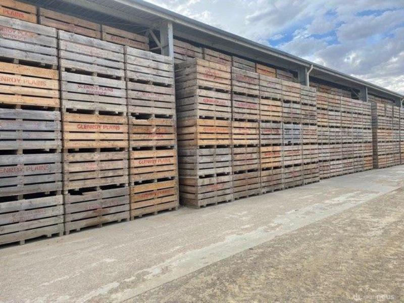 Lot 301 - 500 x 1T Wooden Potato Boxes | AuctionsPlus