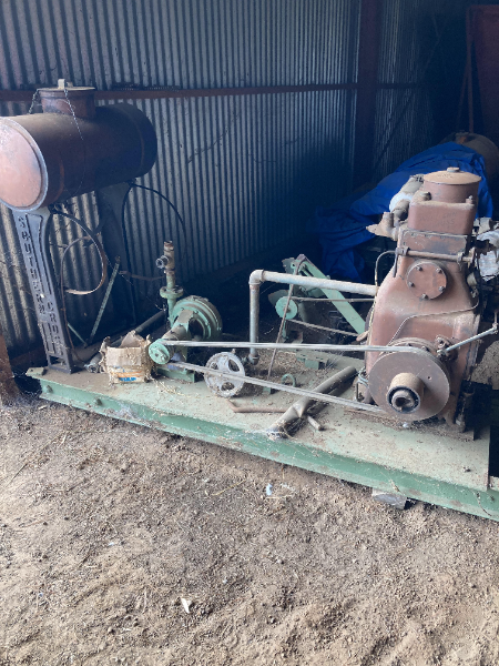 Lot 5 - 10hp Southern Cross Engine with Ajax Pump | AuctionsPlus