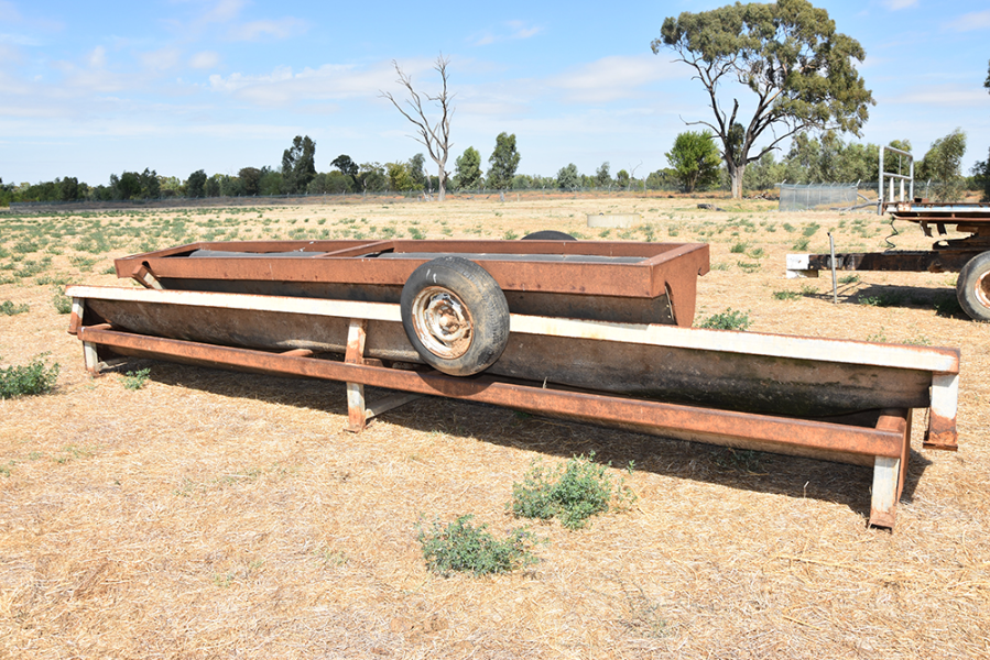 42 - Grain Feed Troughs x 3 | AuctionsPlus