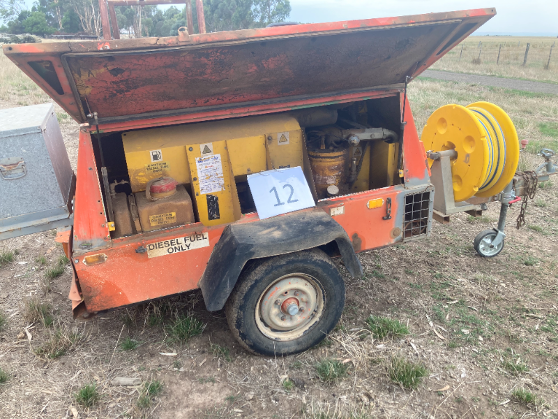 Lot 12 - CompAir Diesel Air compressor | AuctionsPlus