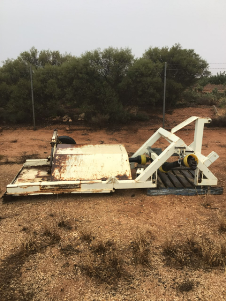 Lot 73 - Heavy duty custom under tree slasher | AuctionsPlus